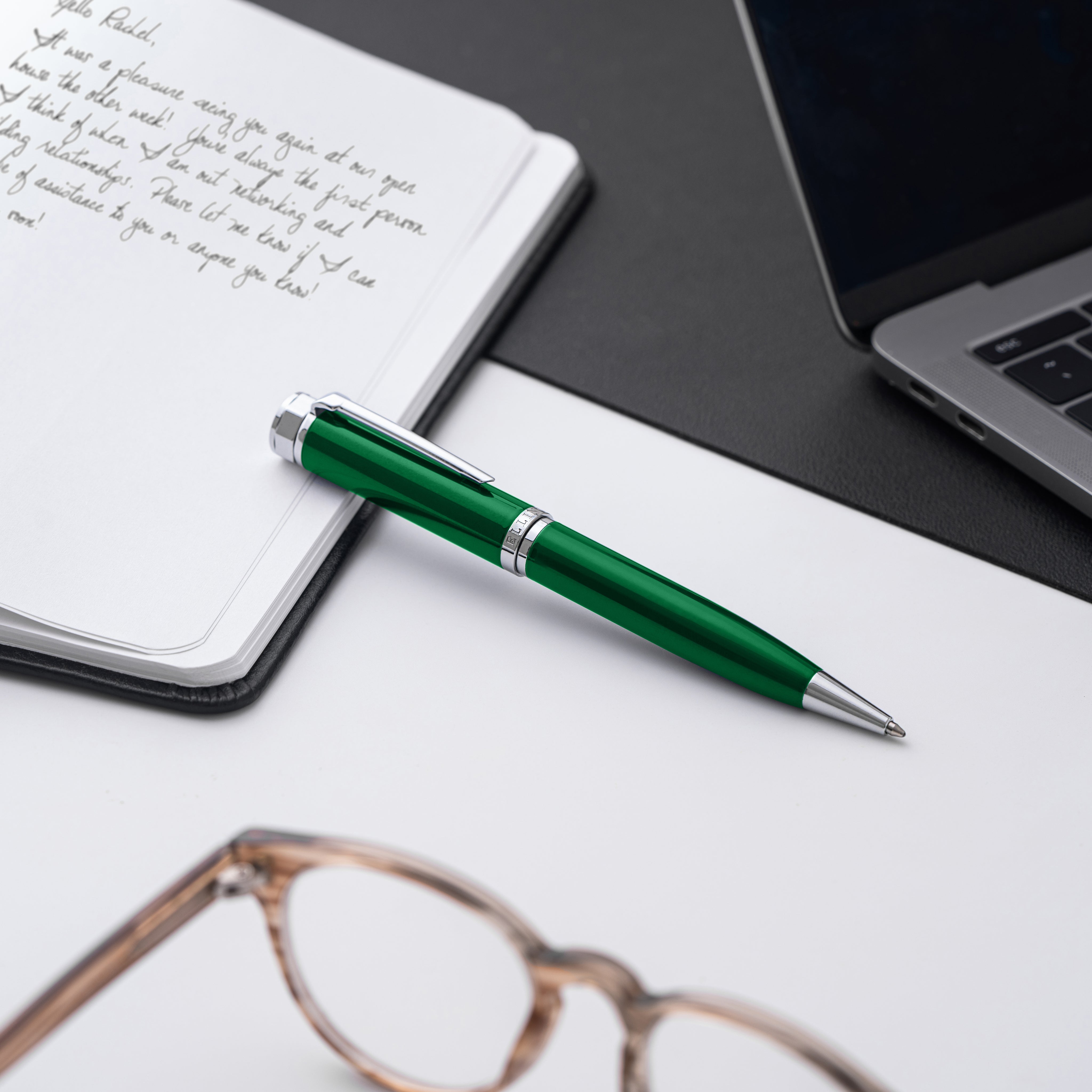 Emerald Sterling Ballpoint – Ellington Pens