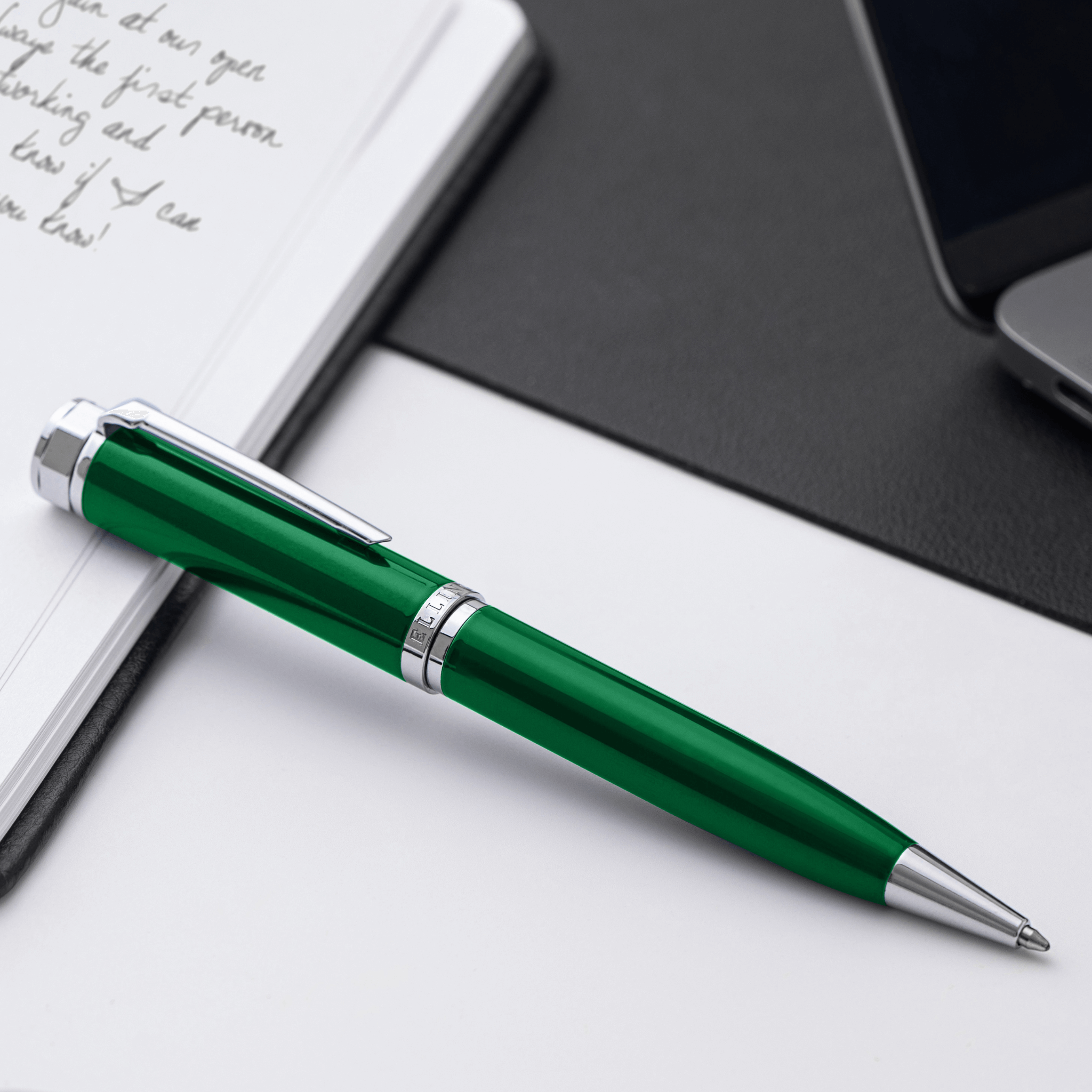 Emerald Sterling Ballpoint – Ellington Pens