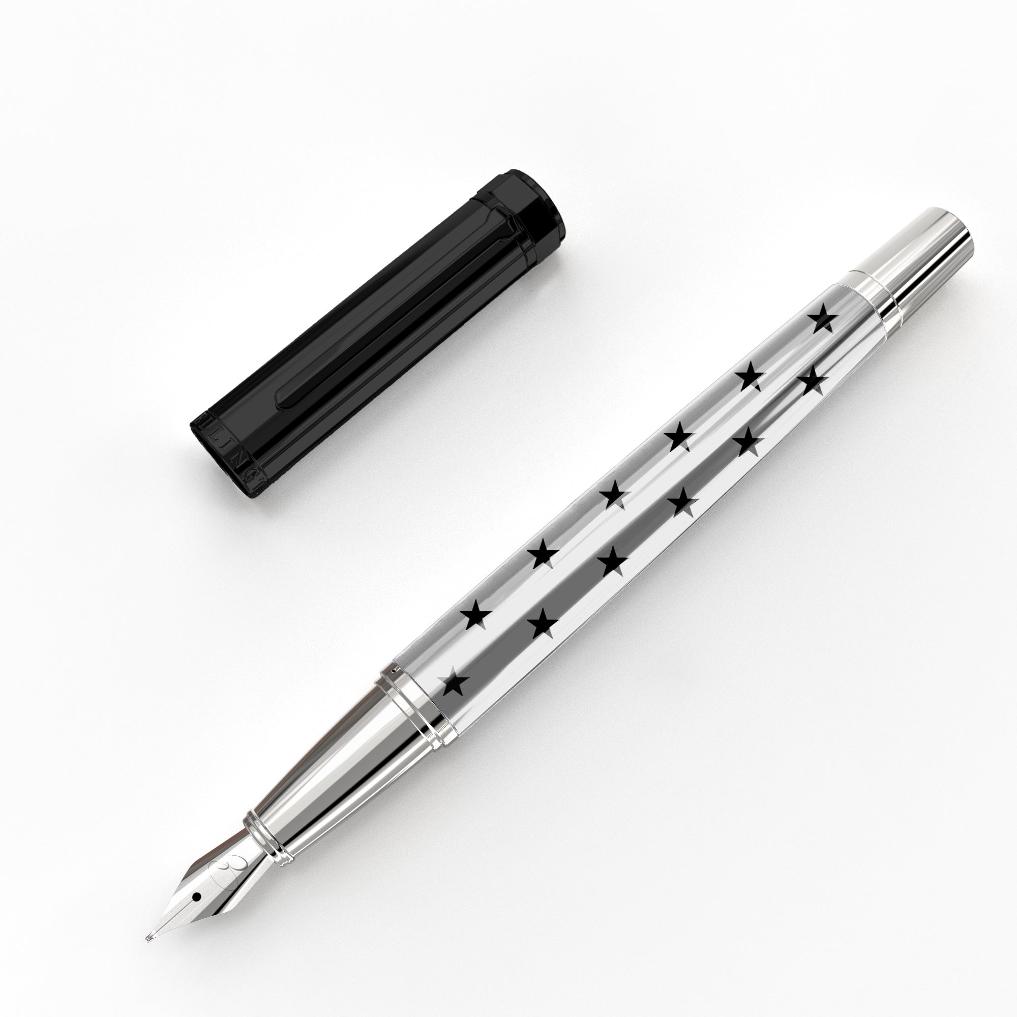 Cosmic Silver Fountain Pen